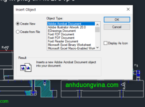 Chèn Ảnh Vào AutoCAD Thông Qua OLE Object - Kỹ Thuật Công Nghiệp Ánh Dương